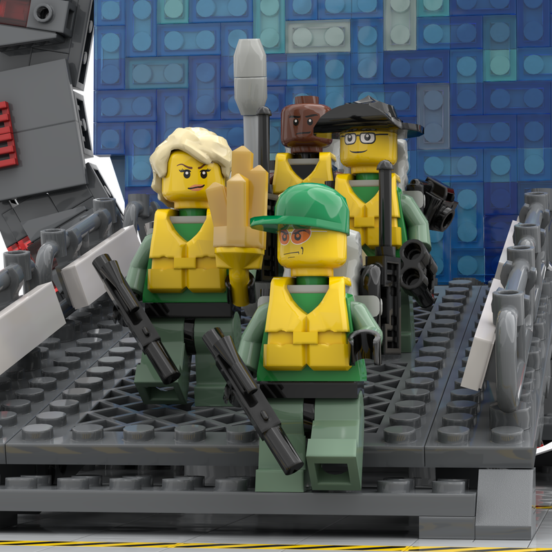 LEGO MOC Stargate SG-1 Gateroom (LEGO® colors) by axsbricks ...