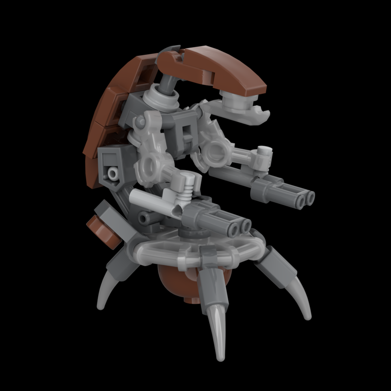 Lego Moc Droideka By Muggle Rebrickable Build With Lego