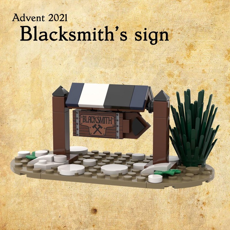 LEGO MOC Blacksmith's sign by peter.keith | Rebrickable - Build with LEGO