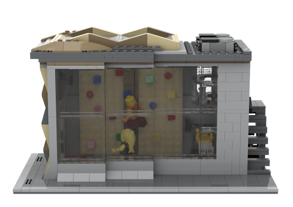 LEGO MOC "WALL CLUB" RockClimbing Gym by Brick.Mocman | Rebrickable ...