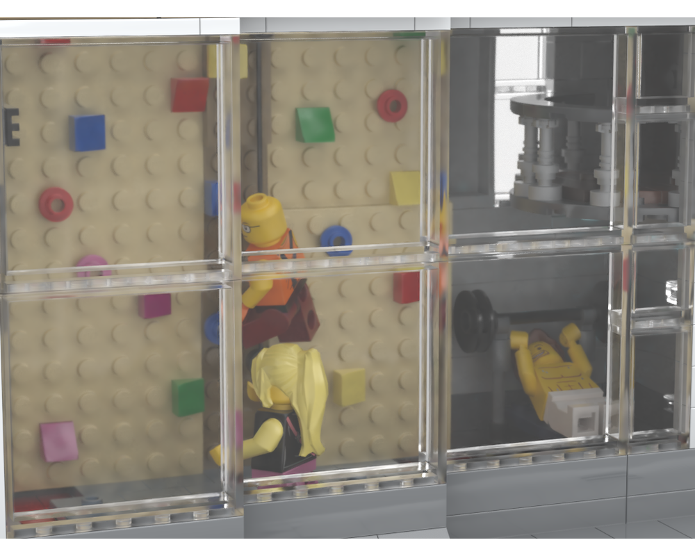 LEGO MOC "WALL CLUB" RockClimbing Gym by Brick.Mocman | Rebrickable ...