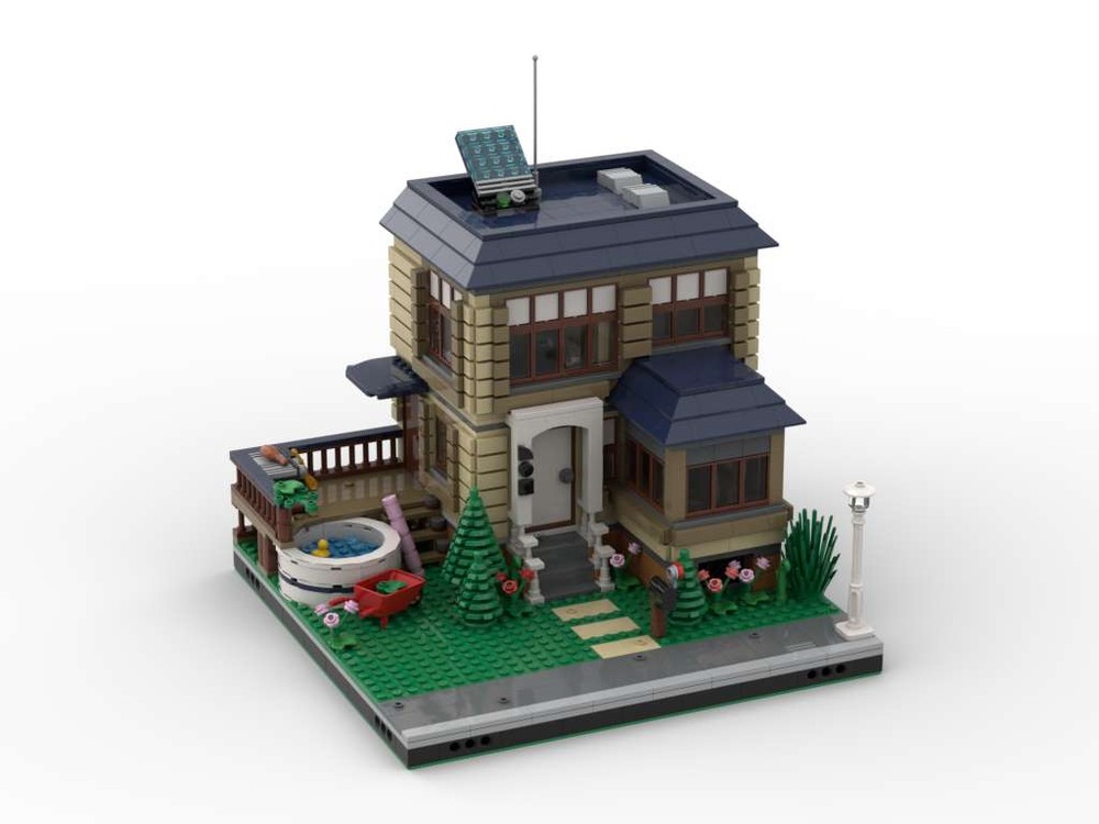 LEGO MOC Residential House by IBrickedItUp | Rebrickable - Build with LEGO