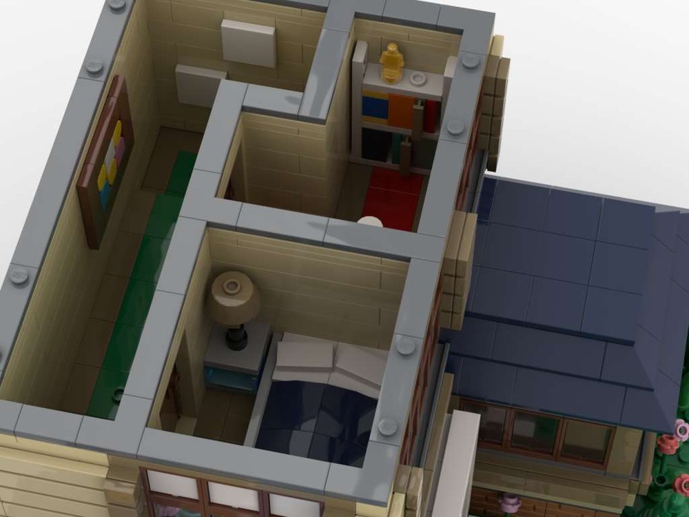LEGO MOC Residential House by IBrickedItUp | Rebrickable - Build with LEGO