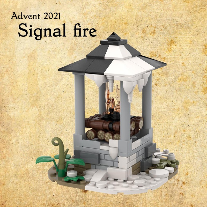 LEGO MOC Signal fire by peter.keith | Rebrickable - Build with LEGO