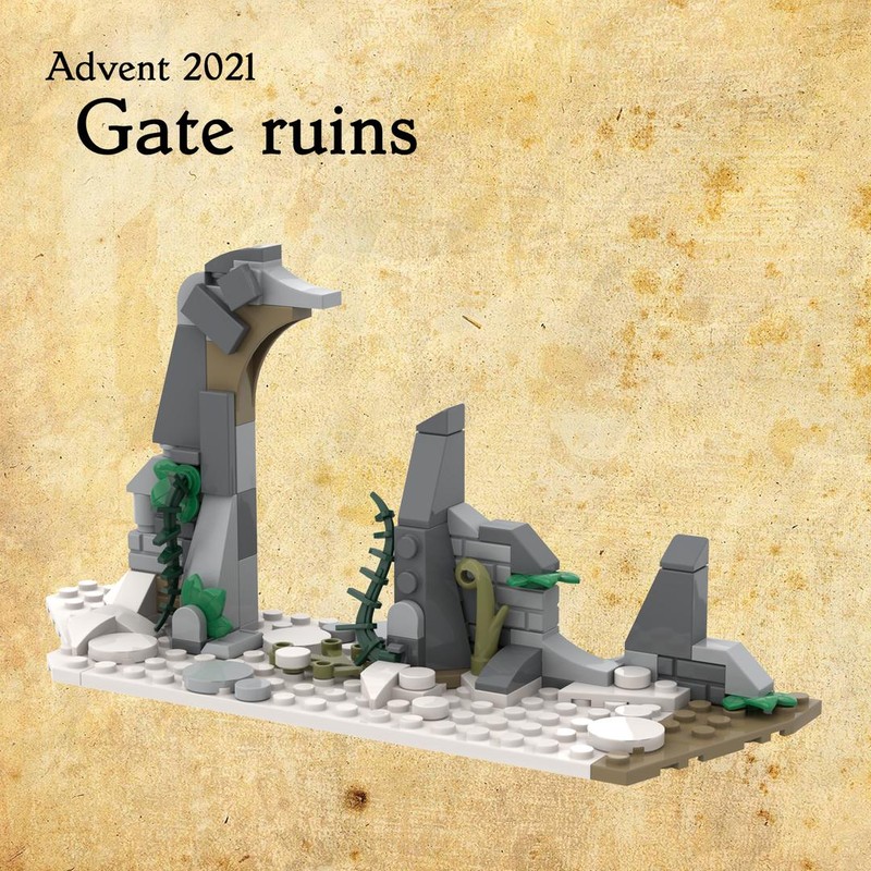 LEGO MOC Gate ruins by peter.keith | Rebrickable - Build with LEGO