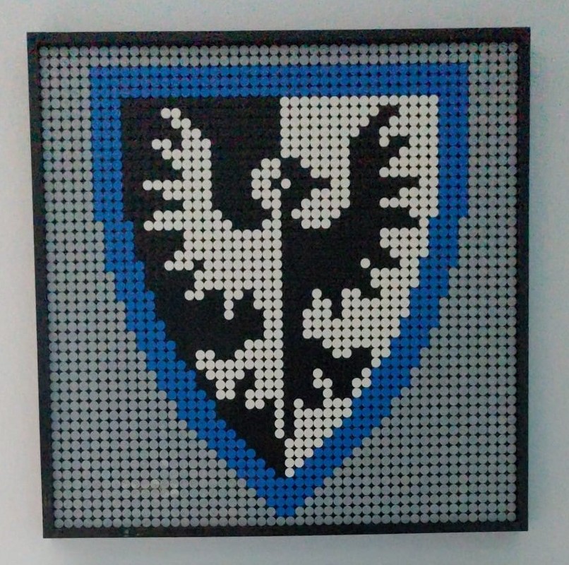 LEGO MOC Black Falcon Knights' Badge by Mehrunes | Rebrickable - Build ...
