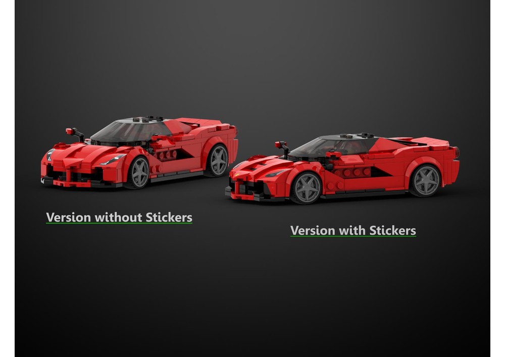 LEGO MOC Ferrrari LaFerrrari - Speed Champions 8 Studs wide by AbFab74 ...