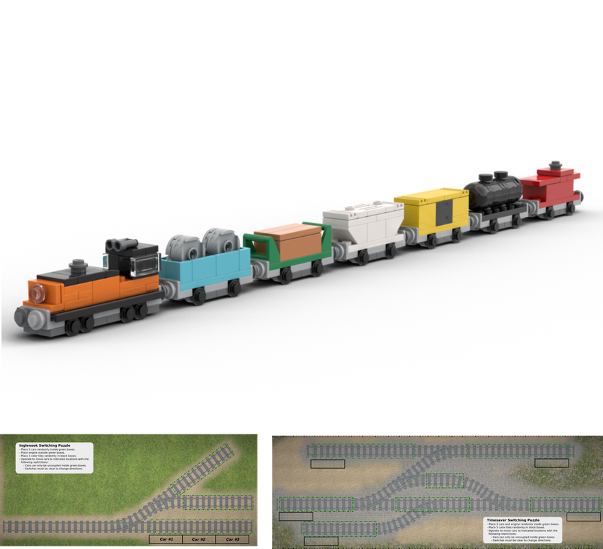 LEGO MOC Microtrain Switching Puzzle by aspro648 | Rebrickable - Build ...