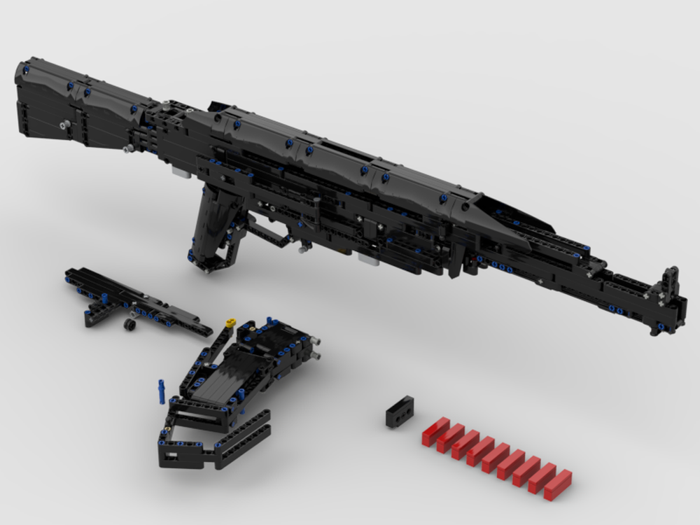 LEGO MOC Lego Technic AK 47 by RomAuLait | Rebrickable - Build with LEGO