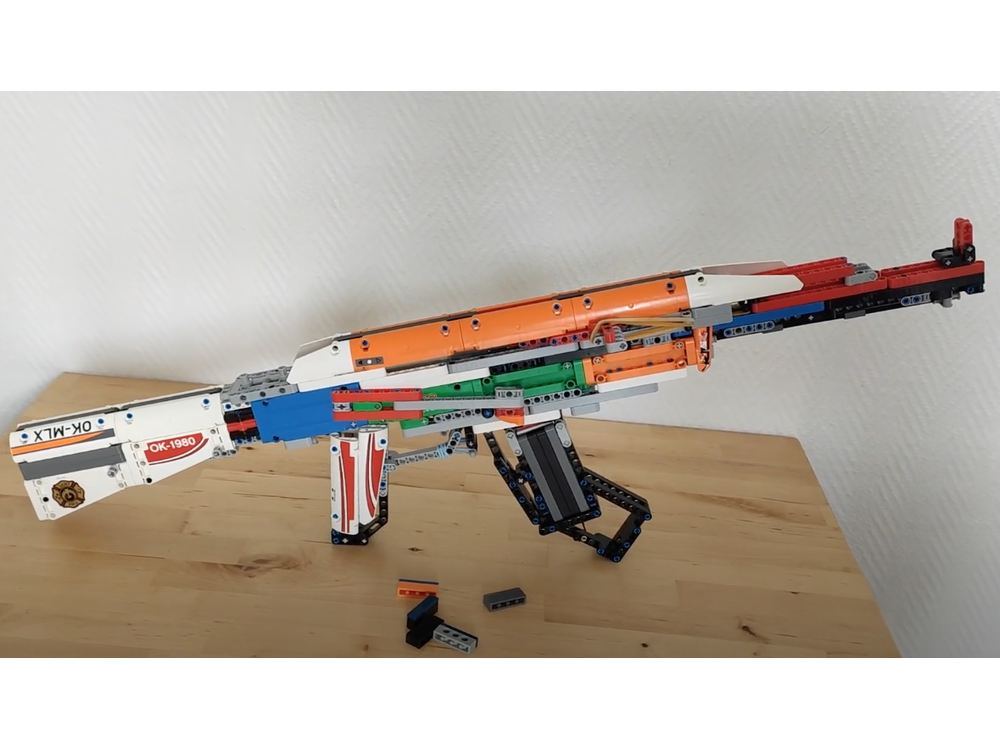 LEGO MOC Lego Technic AK 47 by RomAuLait | Rebrickable - Build with LEGO