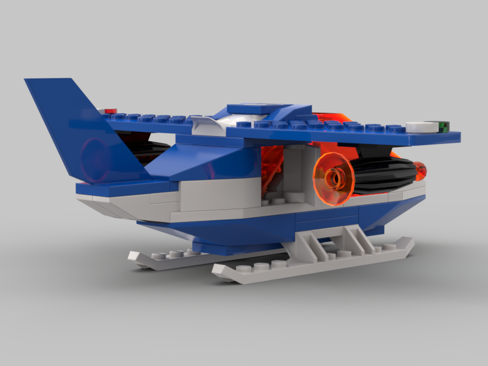 LEGO MOC Ice Flyer by zero_g_is_fun | Rebrickable - Build with LEGO