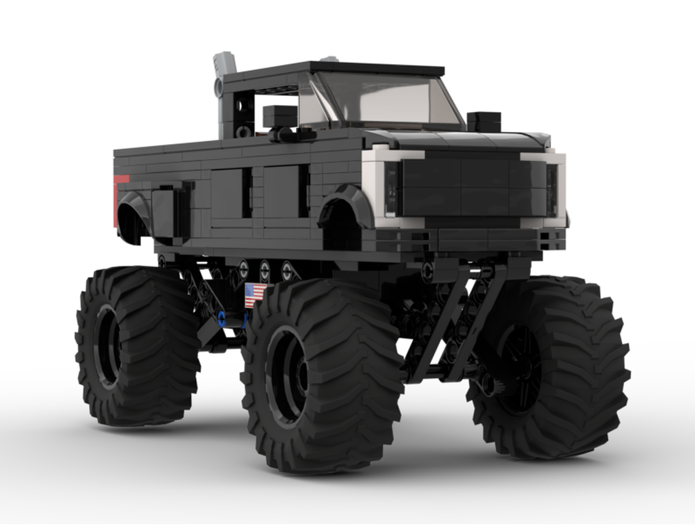 LEGO MOC 2019 ford f-450 monster truck "america" by BEAR MOCS ...
