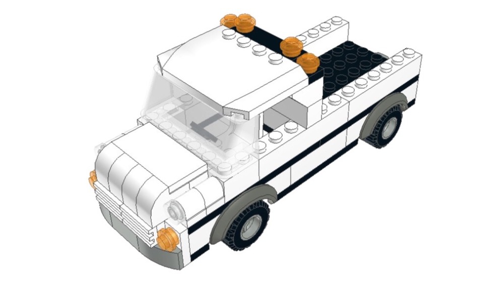 LEGO MOC Old Pick-Up by cokicat | Rebrickable - Build with LEGO