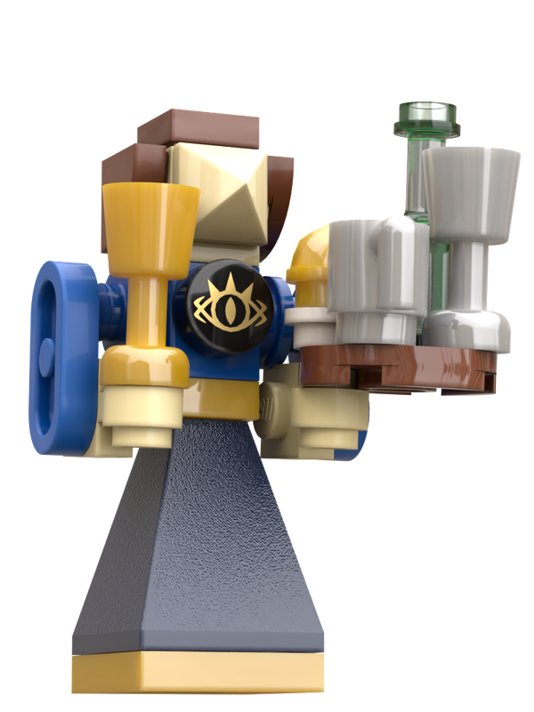 Lego Moc Medieval Tavern Maid By Dariusdrum Rebrickable Build With Lego