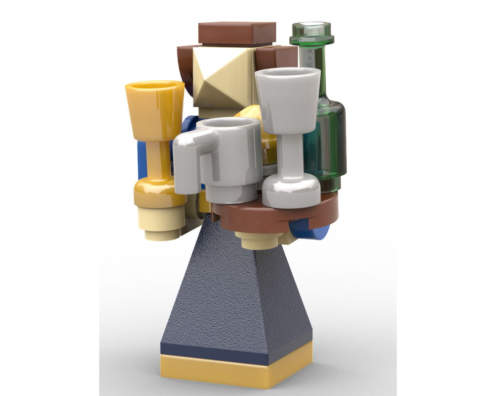 LEGO MOC Medieval Tavern Maid by dariusdrum | Rebrickable - Build with LEGO