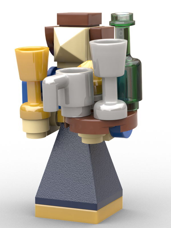 LEGO MOC Medieval Tavern Maid by dariusdrum | Rebrickable - Build with LEGO