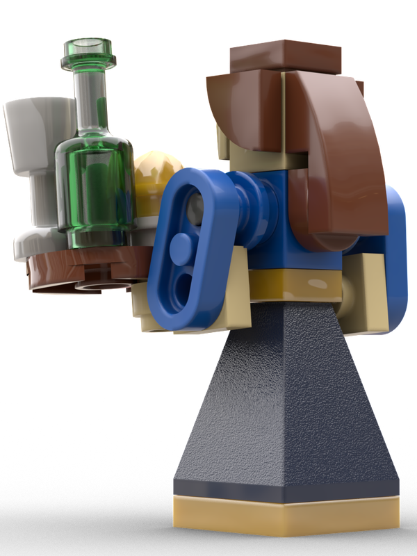 LEGO MOC Medieval Tavern Maid by dariusdrum | Rebrickable - Build with LEGO