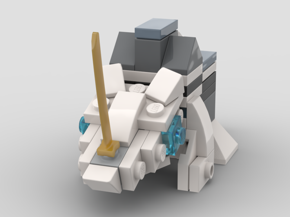 LEGO MOC 30591 Woolly Rhinoceros by PocMoc | Rebrickable - Build with LEGO