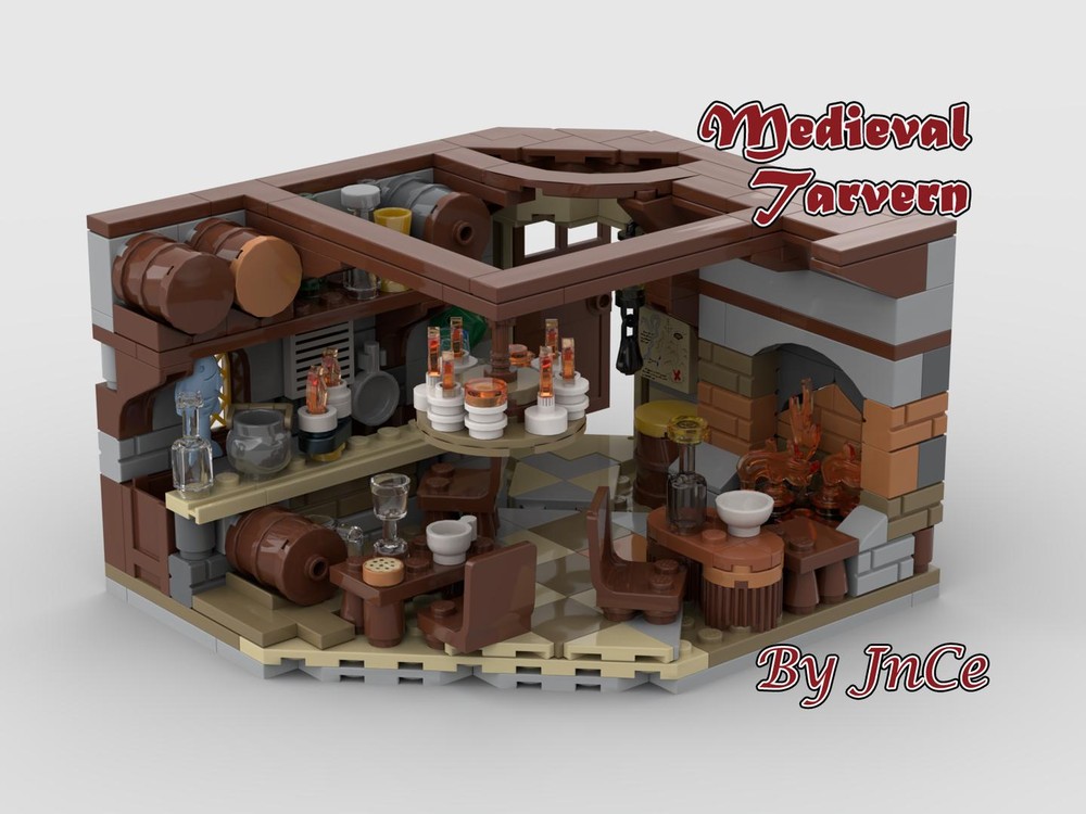 LEGO MOC Medieval Tavern by jnce | Rebrickable - Build with LEGO
