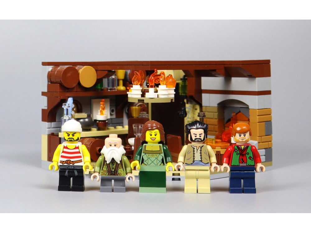 LEGO MOC Medieval Tavern by jnce | Rebrickable - Build with LEGO