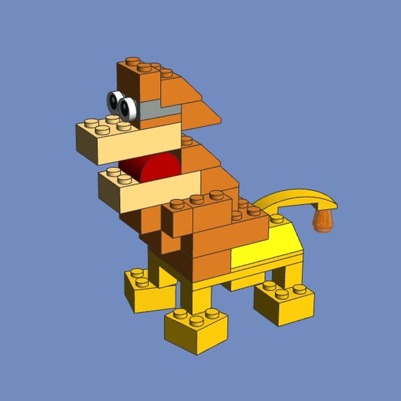 LEGO MOC Lion by dziejek72 | Rebrickable - Build with LEGO
