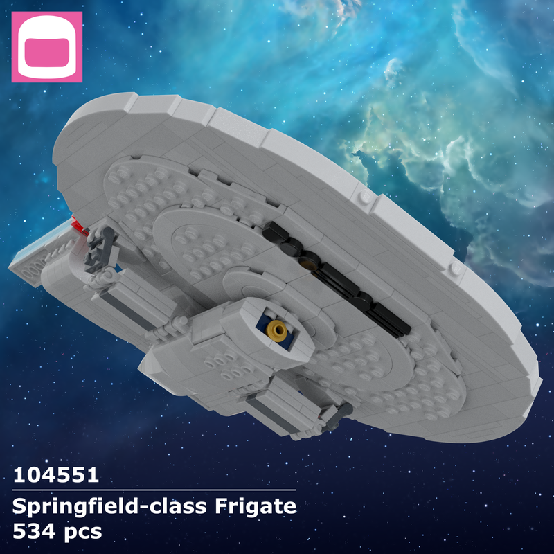 LEGO MOC Springfield-class Frigate by Lilium Brick Yards | Rebrickable ...