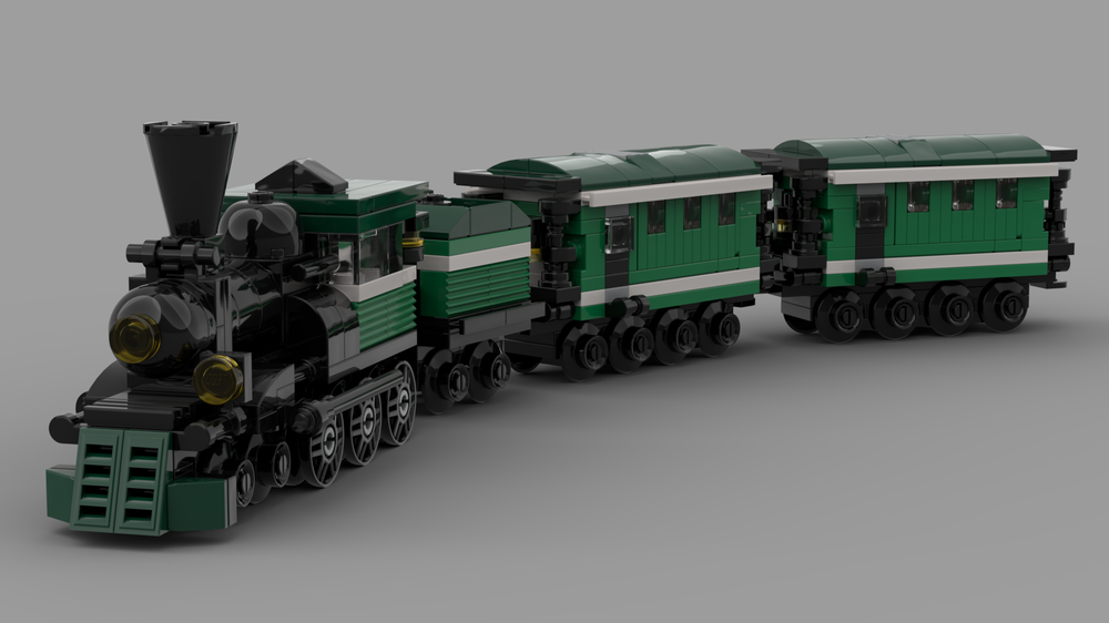 LEGO MOC Microscale train by Mobilox Studios | Rebrickable - Build with ...
