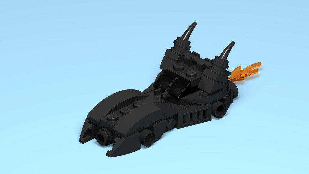 LEGO MOC Advent Style Batmobile '89 by mattking4 | Rebrickable - Build ...