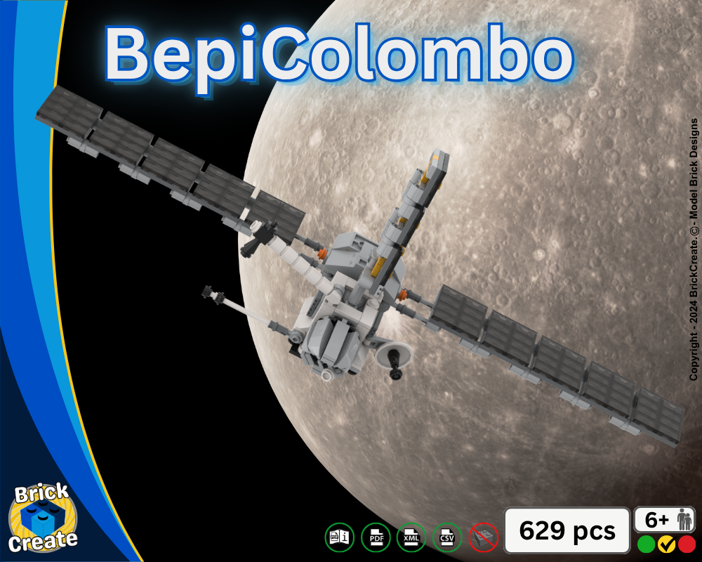 LEGO MOC BepiColombo by BrickCreate | Rebrickable - Build with LEGO