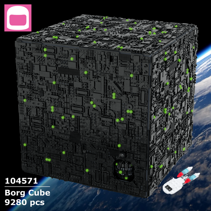 LEGO MOC Borg Cube by Lilium Brick Yards | Rebrickable - Build with LEGO