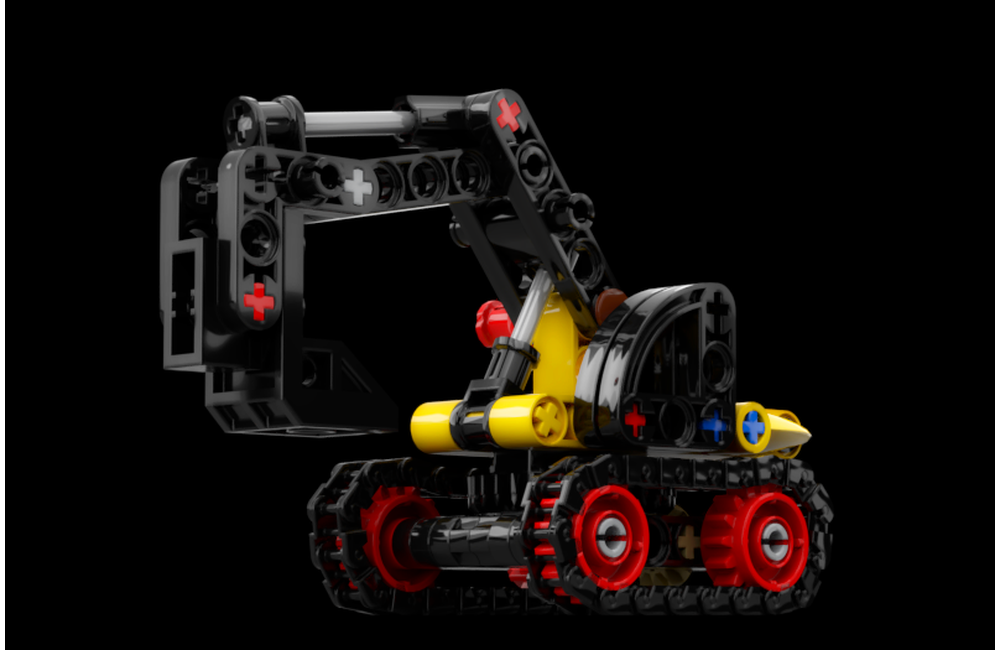 LEGO MOC Mini excavator by Goga-moga | Rebrickable - Build with LEGO
