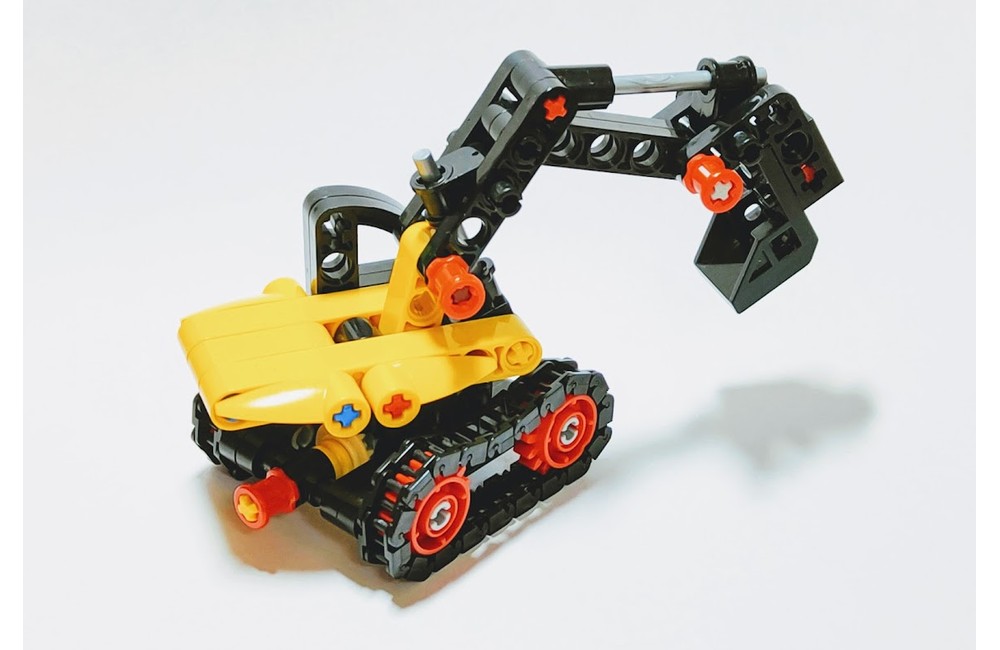 LEGO MOC Mini excavator by Goga-moga | Rebrickable - Build with LEGO