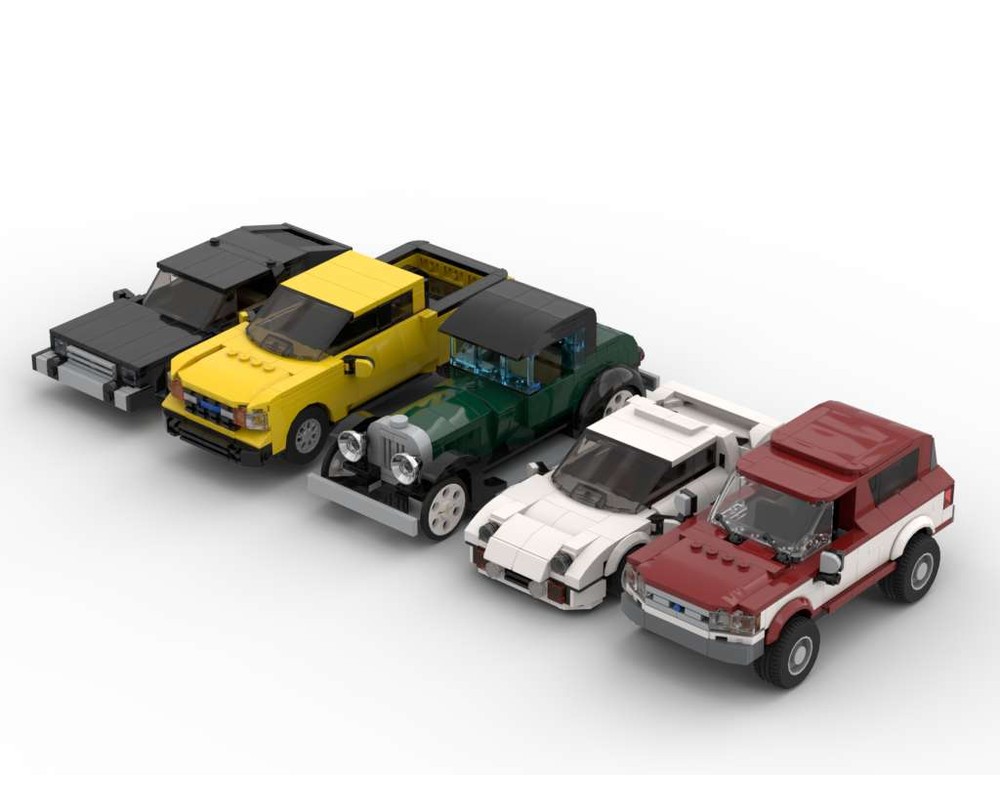 LEGO MOC Built Tough Vehicle Pack #2 - Set of Five Vehicles by ...