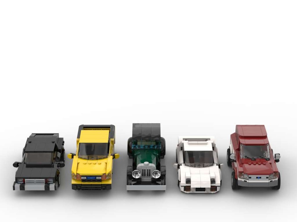 LEGO MOC Built Tough Vehicle Pack #2 - Set of Five Vehicles by ...