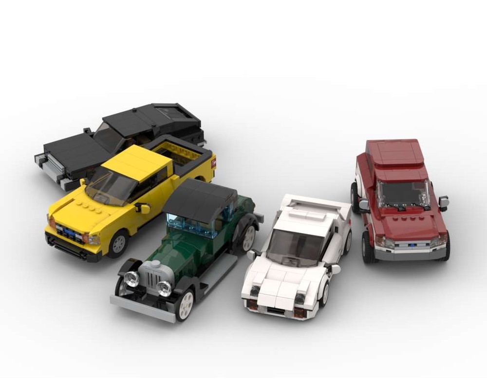 LEGO MOC Built Tough Vehicle Pack #2 - Set of Five Vehicles by ...