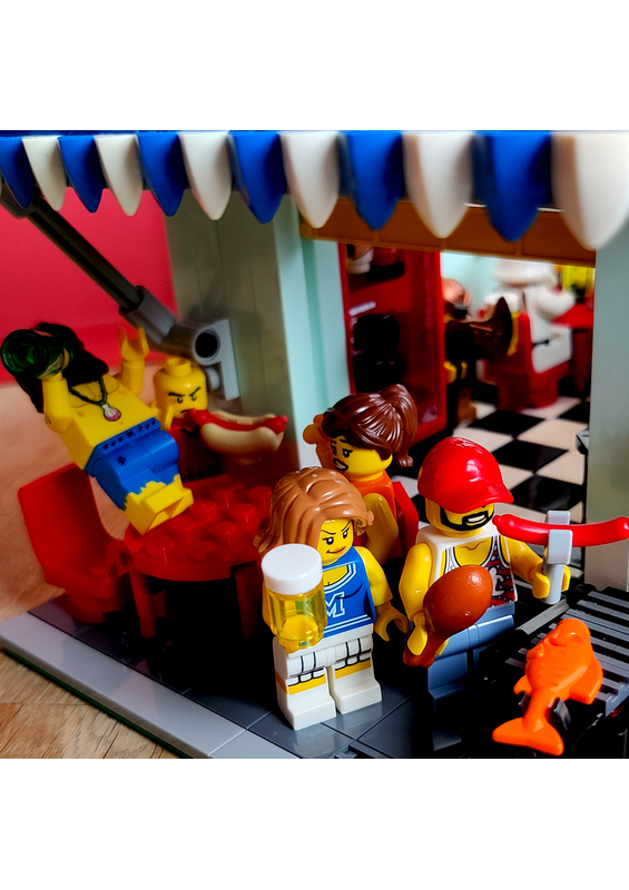 LEGO MOC Bar & Loft by vincerp | Rebrickable - Build with LEGO