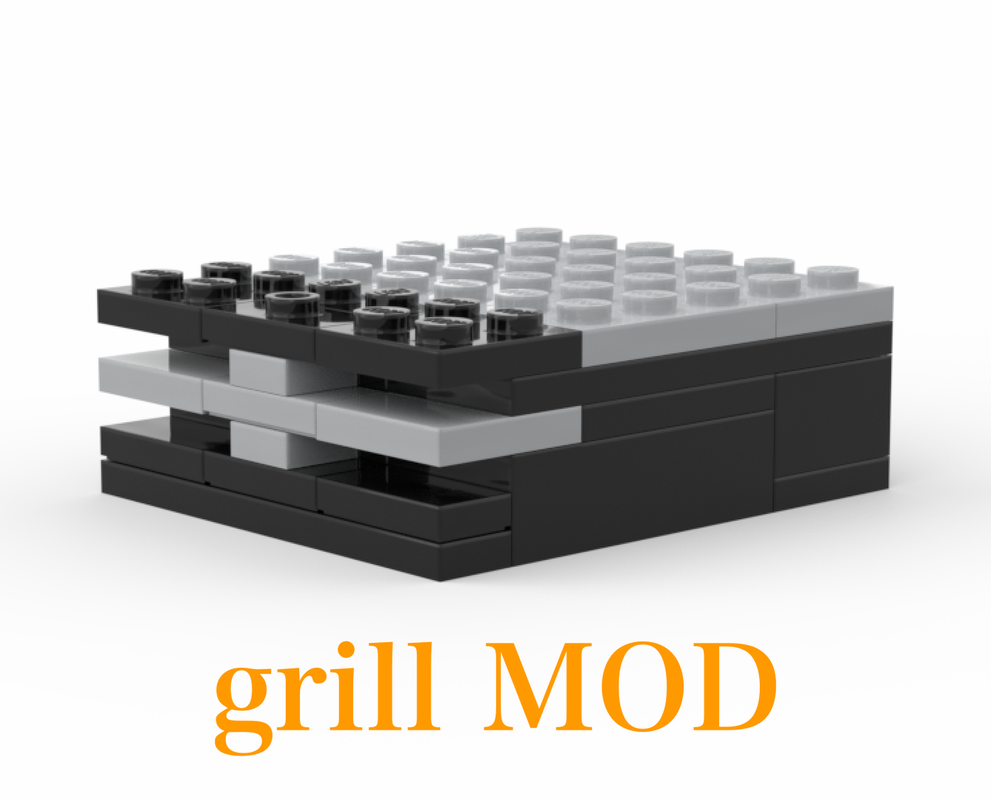LEGO MOC grill MOD for 1981 dodge ramcharger by BEAR MOCS | Rebrickable ...