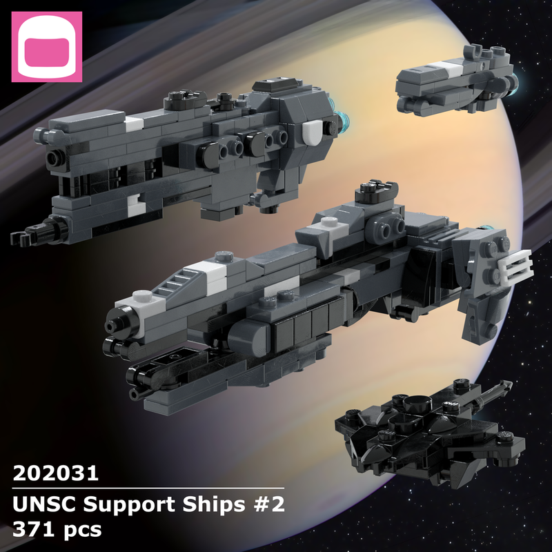 LEGO MOC UNSC Support Ships #2 by Lilium Brick Yards | Rebrickable ...