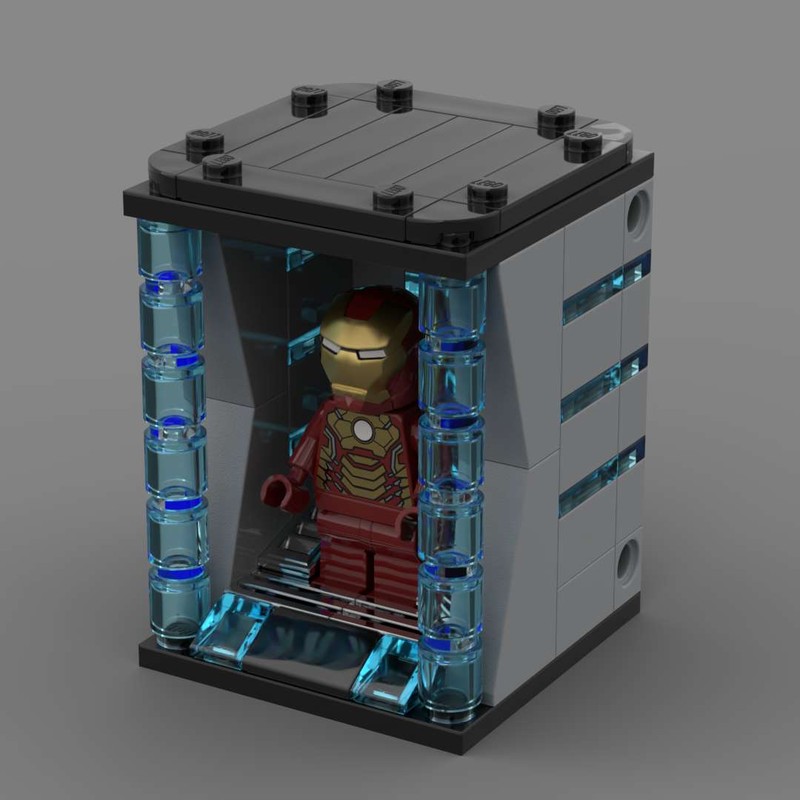 LEGO MOC Iron Man - Armor Display by WinddMatthew | Rebrickable - Build ...