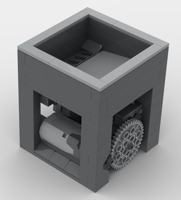 Lego Moc 10x10 Stepper Geared Rocker Gbc Module By Dunes
