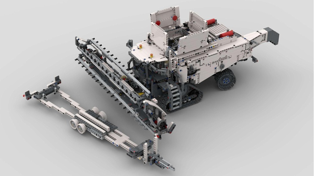LEGO MOC 42100 C-Model: Combine Harvester by lars_4444 | Rebrickable ...
