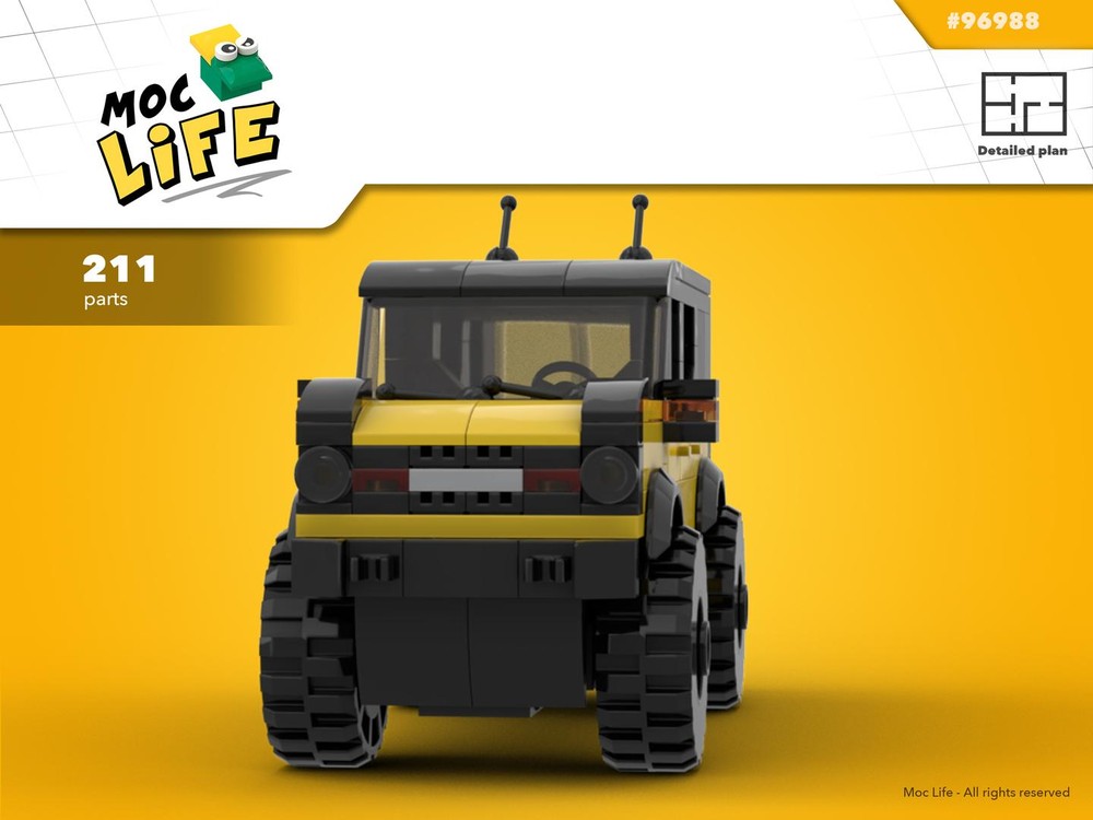 Lego Moc Ford Bronco By Moclife Rebrickable Build With Lego