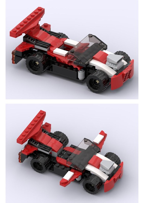 LEGO MOC Car with wing doors by Agent Orange | Rebrickable - Build with ...