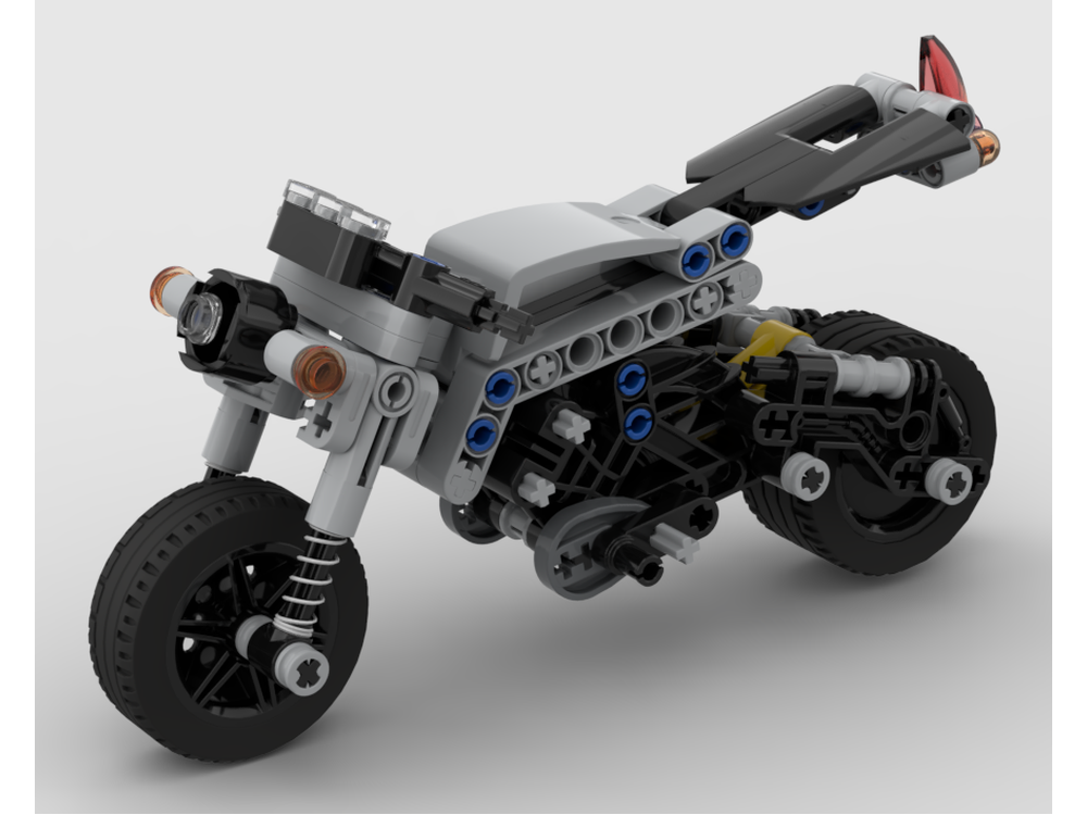 LEGO MOC Street Bike by Tice | Rebrickable - Build with LEGO