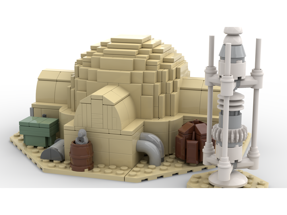 LEGO MOC Lars Homestead - Luke's home minifig scale Modular building by ...