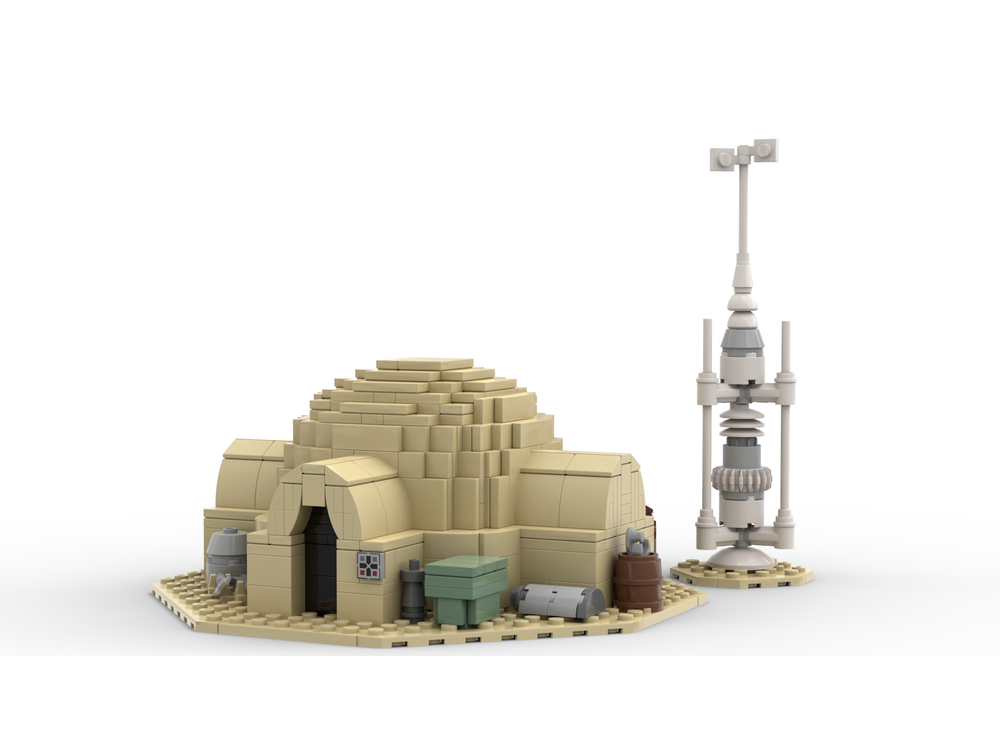 LEGO MOC Lars Homestead - Luke's home minifig scale Modular building by ...