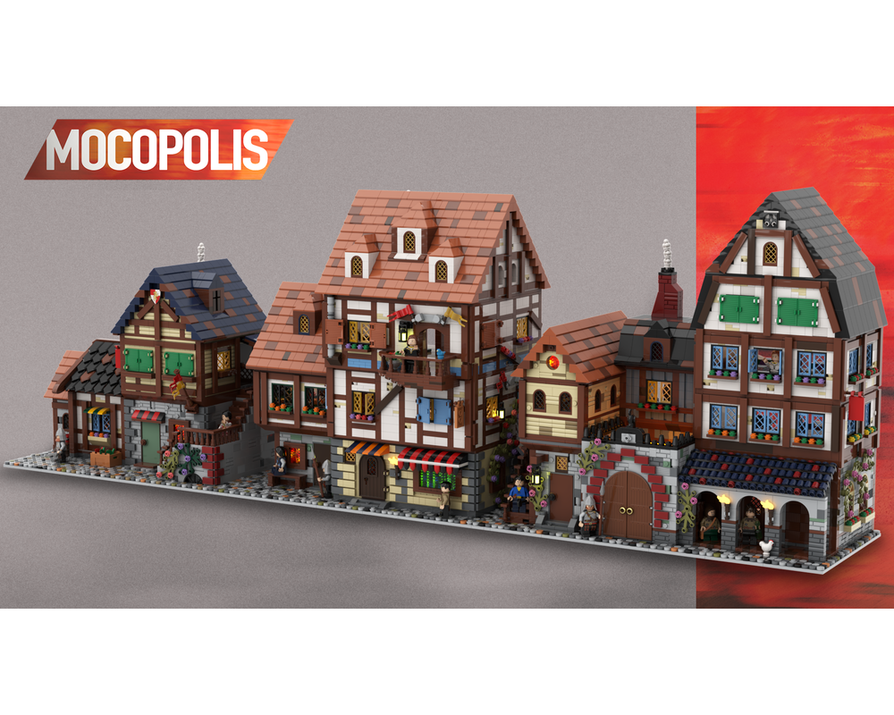 LEGO MOC MODULAR MEDIEVAL FRENCH BUNDLE by MOCOPOLIS | Rebrickable ...