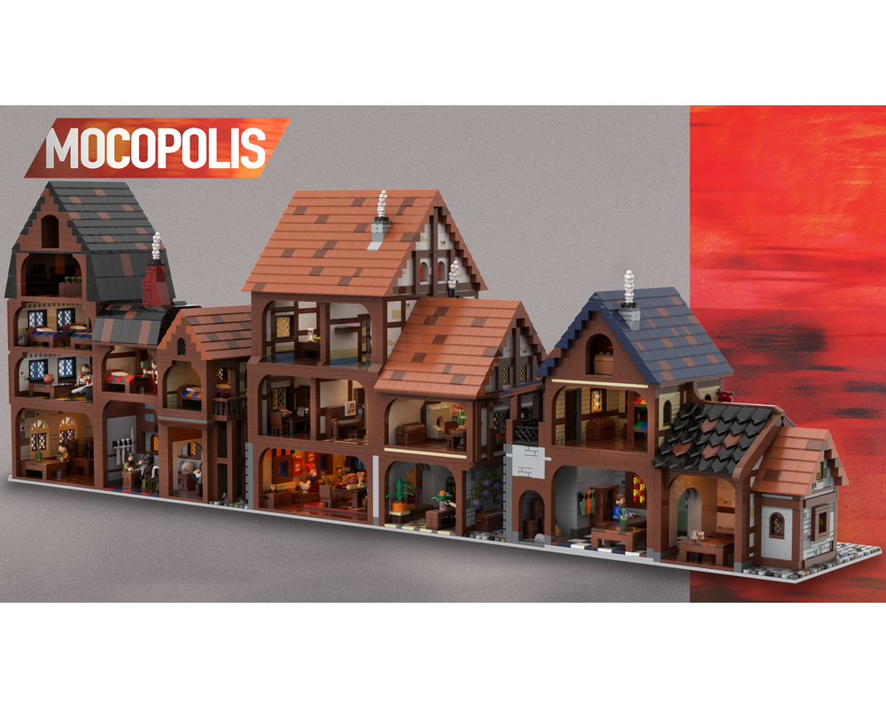 LEGO MOC MODULAR MEDIEVAL FRENCH BUNDLE by MOCOPOLIS | Rebrickable ...