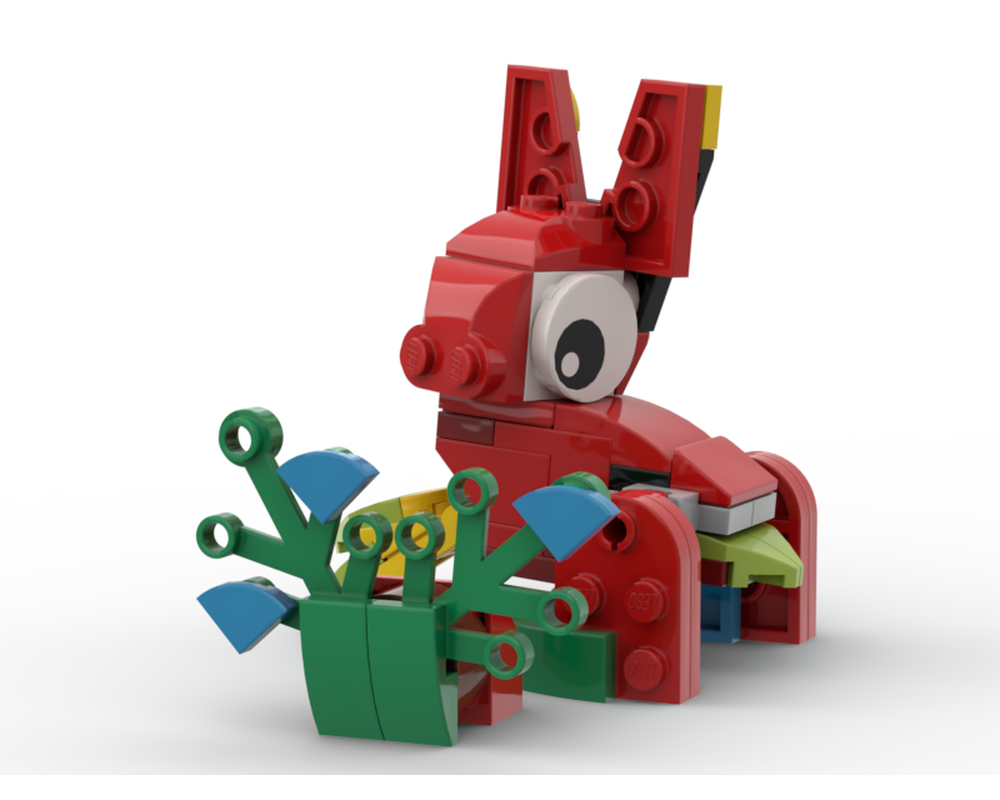 LEGO MOC 30581 Hare by PocMoc | Rebrickable - Build with LEGO