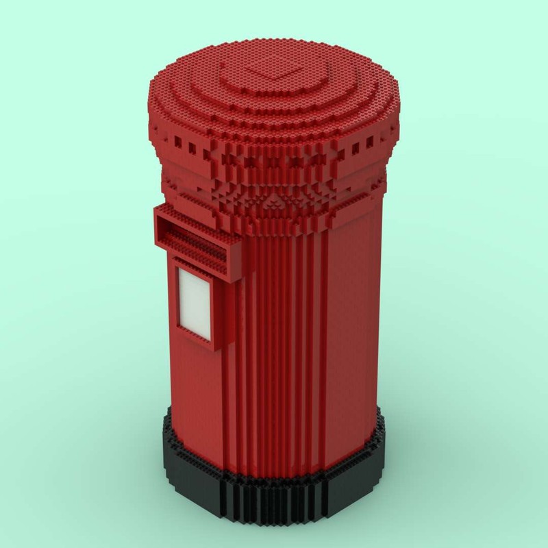 LEGO MOC Post Box by otterbournelego | Rebrickable - Build with LEGO